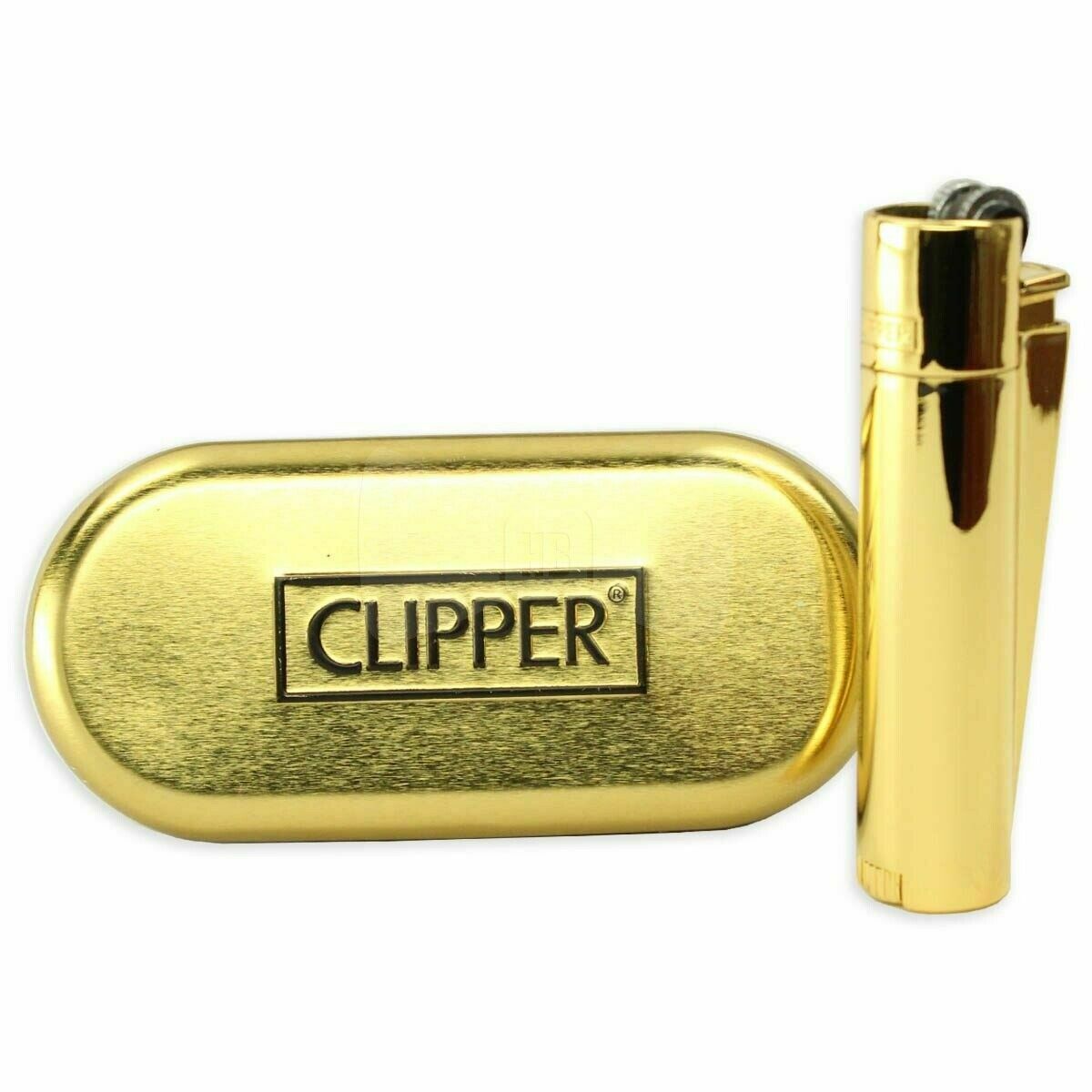Clipper Lighters GOLD COLOUR Refillable With GIFT BOX - KSP Partners Ltd